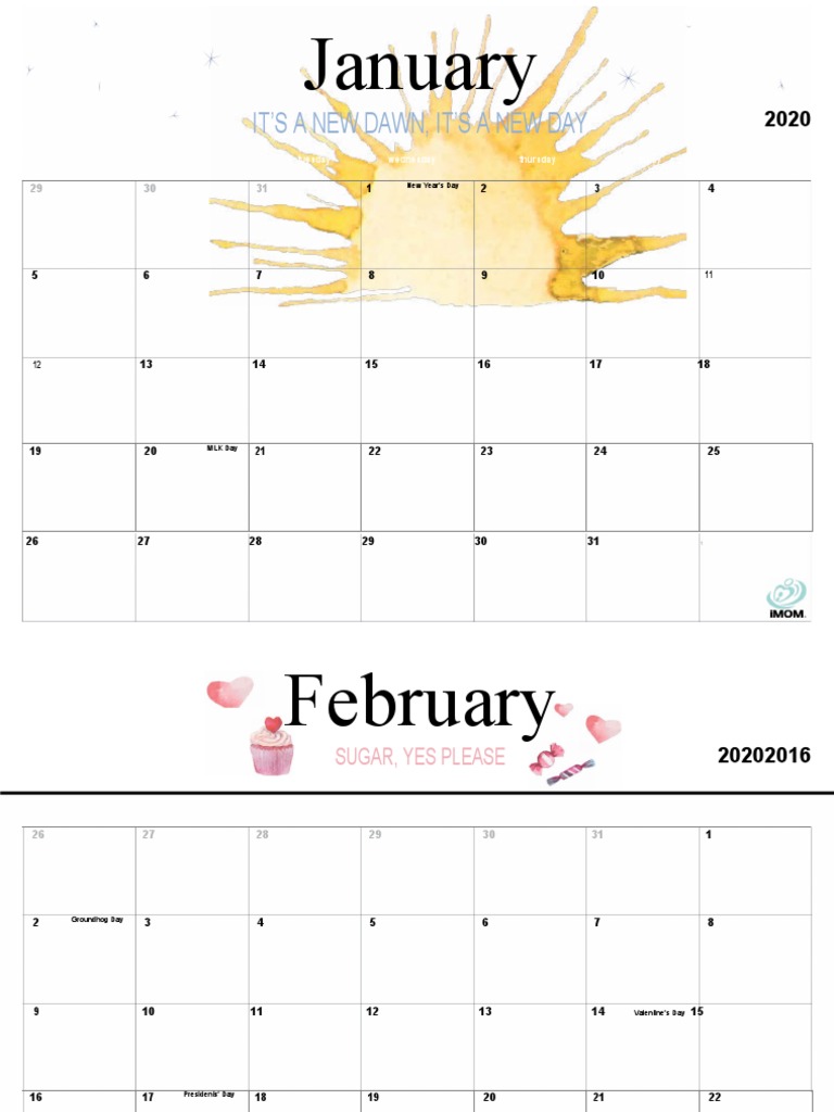 2020 Calendar Highlights | PDF | Festival | Holidays