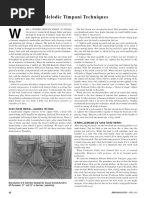 Timpani Sizes and Pitch Ranges | PDF | Drum | Pitch (Music)