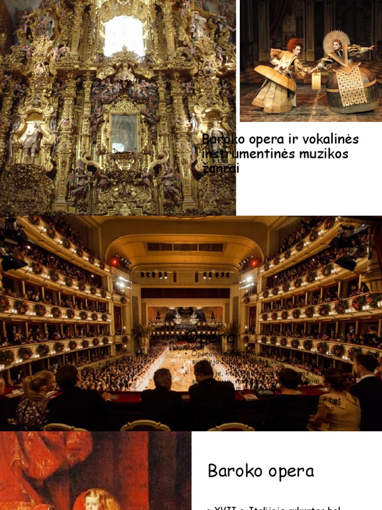 Baroko Opera Ir Vokalines Instrumenties Muzikos Zanrai | PDF