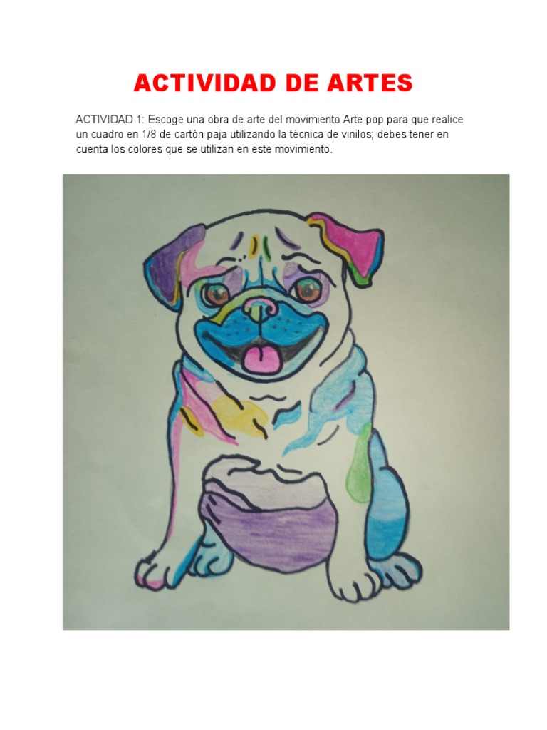 Actividad De Artes Pdf