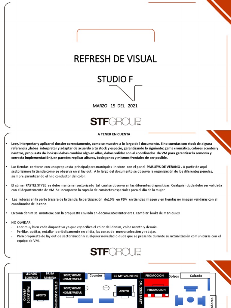 Dossier de Visual para STUDIO F Marzo 15 Del 2021 | PDF | Tecnicas ...
