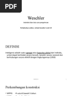 Wesler Bellevue Intelligence Scale (WBIS) Test - Administrasi Tes ...