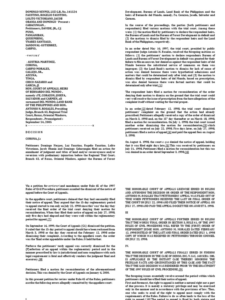 Rem First Batch of Cases | PDF | Complaint | Prejudice (Legal Term)