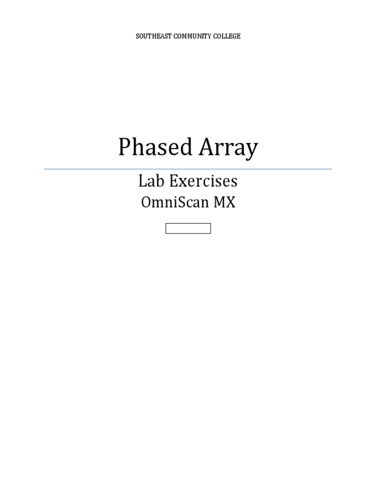 Phased Array Lab Exercises | PDF | Calibration | Amplitude