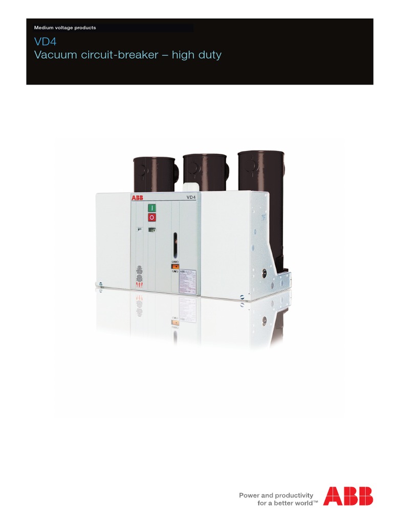 Vacuum Circuit-Breaker - High Duty: Instruction Manual BA 359/10 E ...