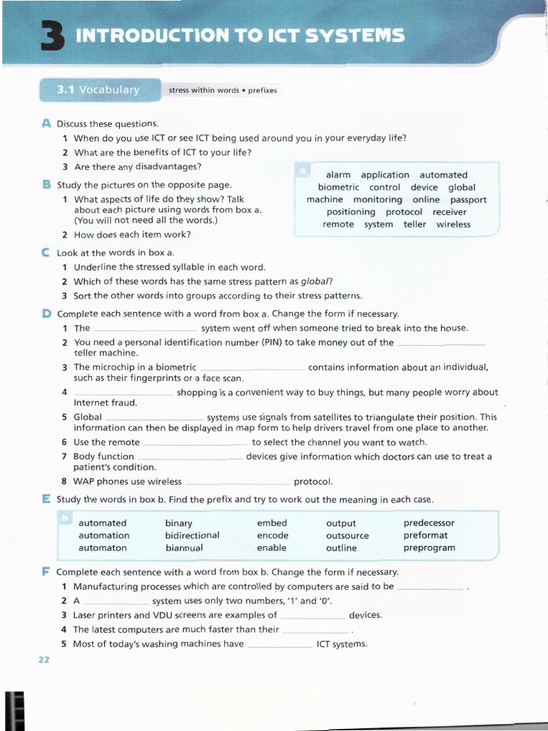 Introduction To ICT Systems | PDF | Computer Data Storage | Information