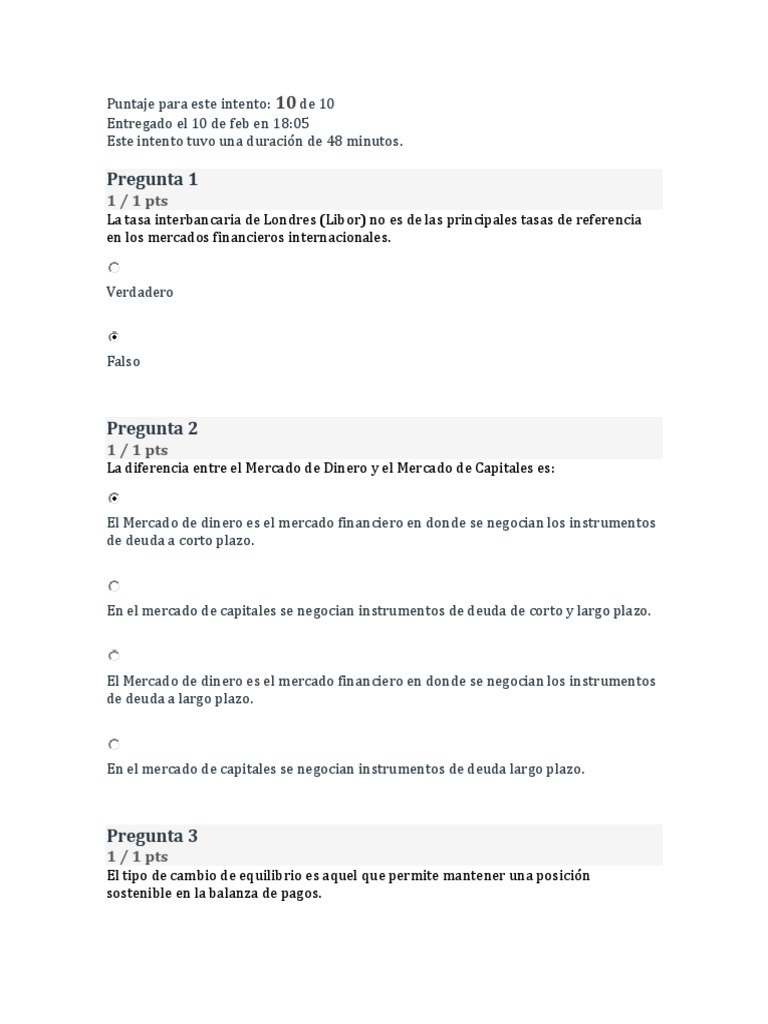 Prueba 1 Edo Rojas | PDF | Tipo de cambio | Deuda