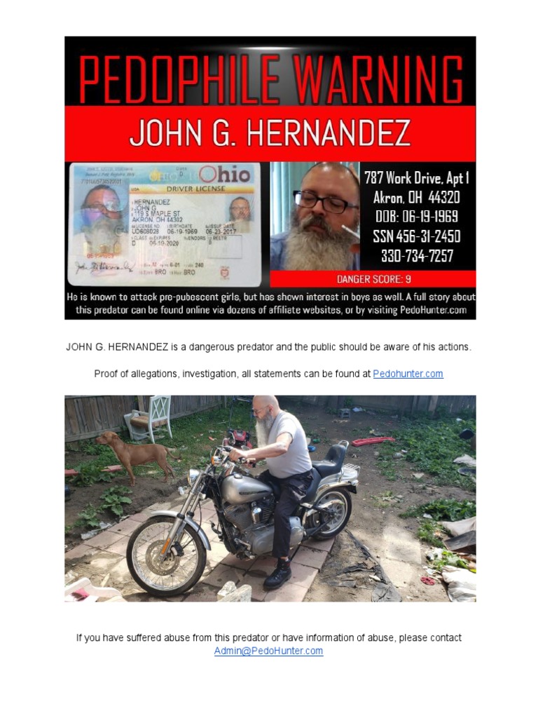 John G. Hernandez, Pedophile | PDF