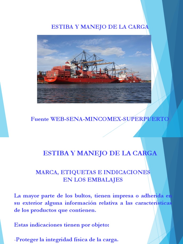 Estiba y Manejo de La Carga | PDF | Barcos | Petróleo