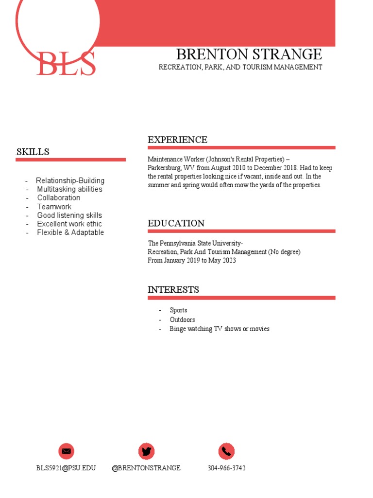 rptm101 Resume | PDF