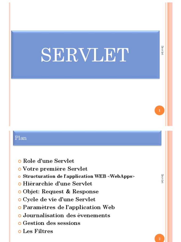 Servlet | PDF | Application web | Internet