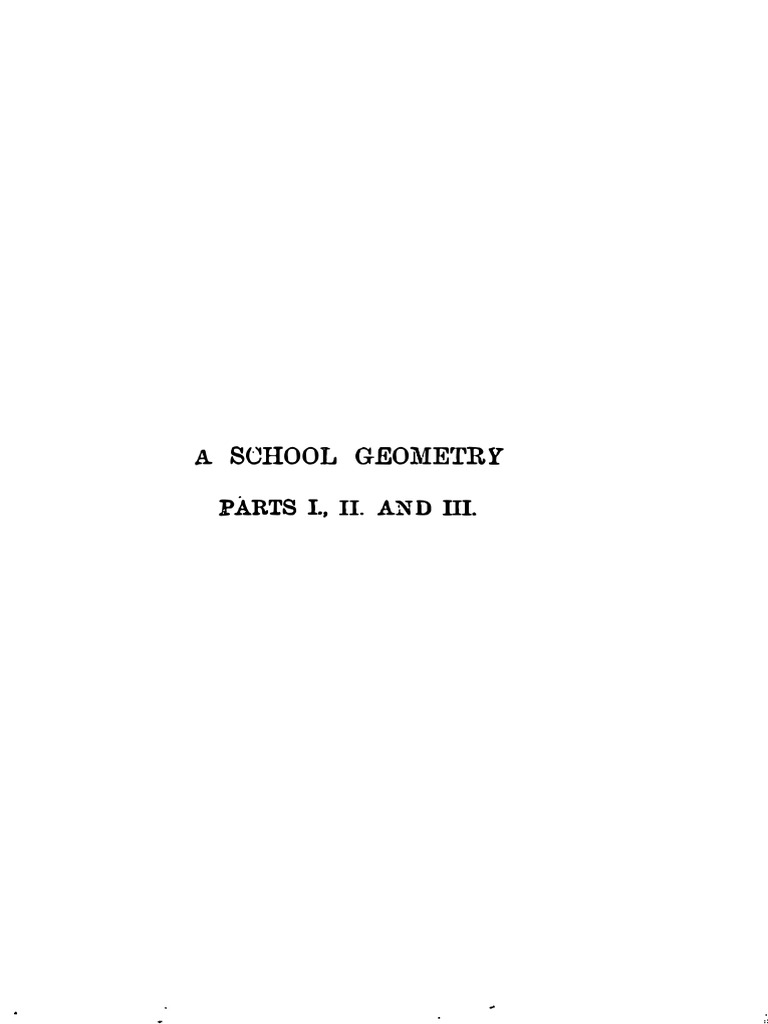 A School Geometry: Hall & Stevens | PDF | Circle | Area