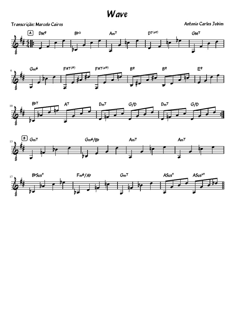 Wave - Tom Jobim - Impro | PDF