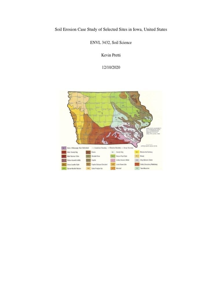 Soil Erosion Case Study Report | PDF | Soil | Agriculture