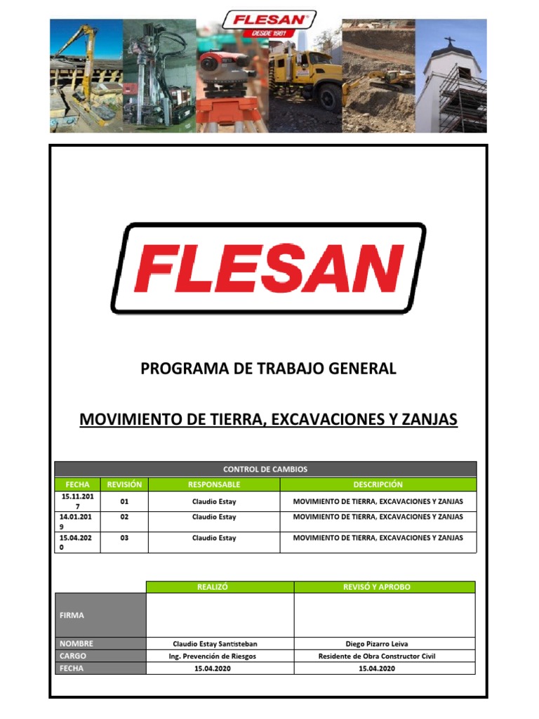 Movimiento de Tierra, Excavaciones y Zanjas | PDF | Camión | Tierra