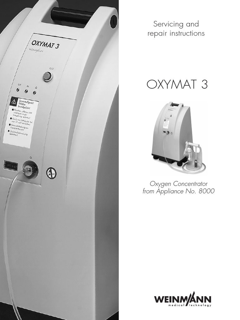 Weinmann Oxymat 3 Oxygen Concentrator - Service Manual | PDF | Flow ...