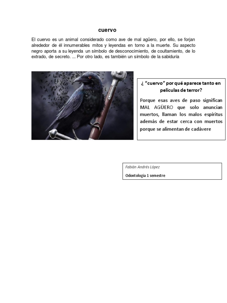 Cuervo - PDF Fabian | PDF