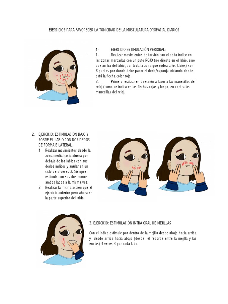 Pauta Ejercicios Motor Oral | PDF