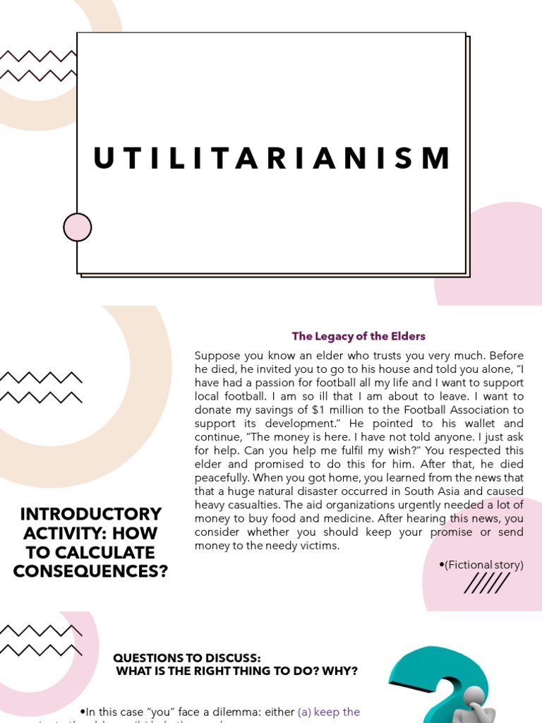 Chapter 2-Utilitarianism | PDF | Utilitarianism | Happiness