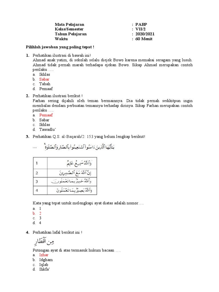 Soal PTS 2 Kelas 7 | PDF | Seni & Disiplin Bahasa