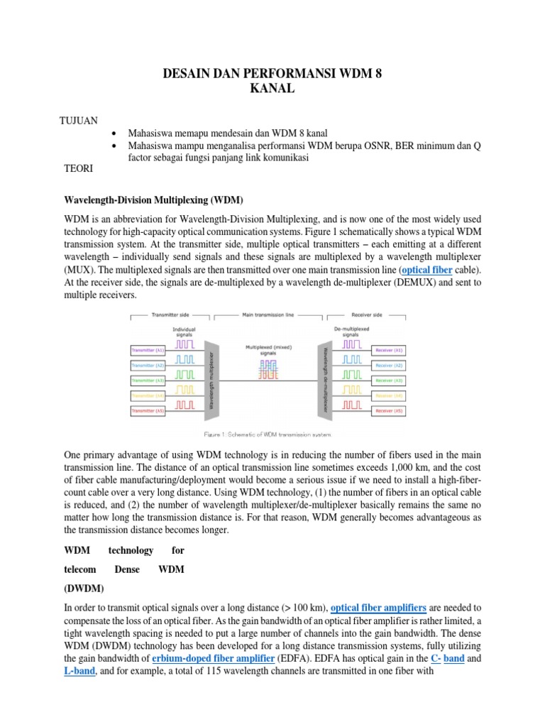 Fudia Nurramadhani Millinia Putri - Lapres 5 | PDF | Wavelength Division Multiplexing | Physical ...