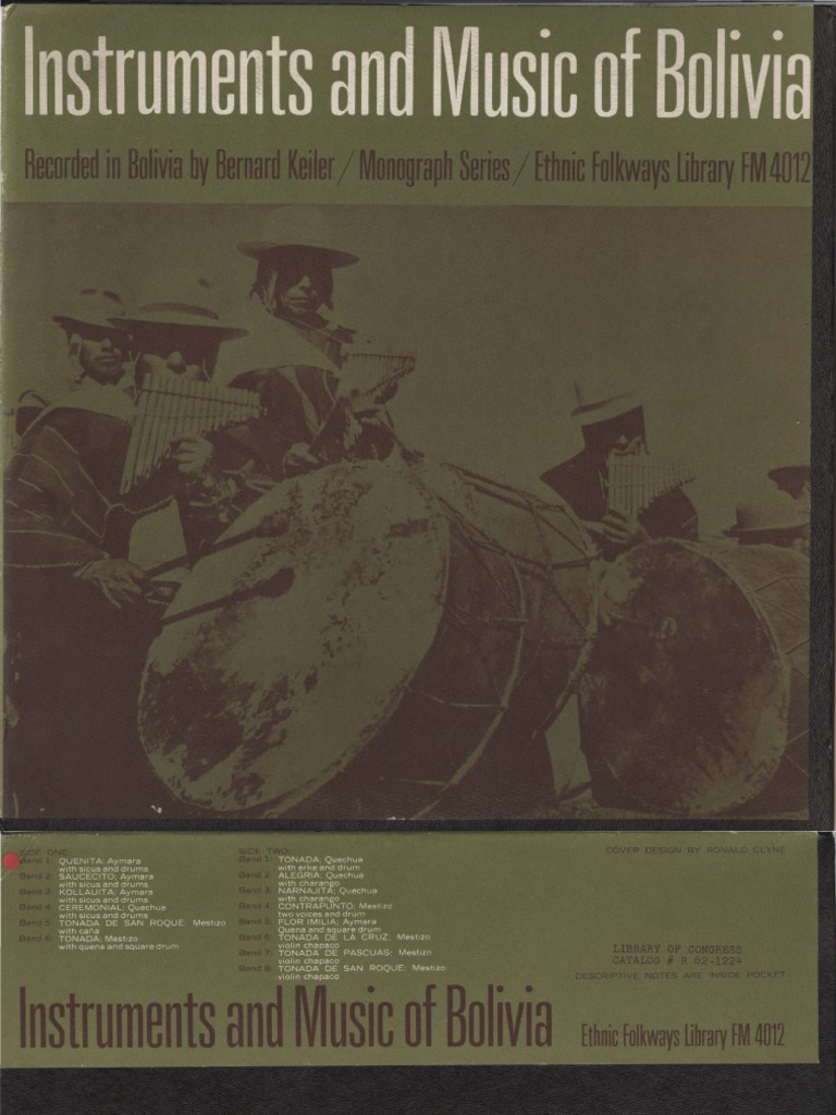 Instrumenros y Musica de Los Indios de Bolivia | PDF | Musical ...