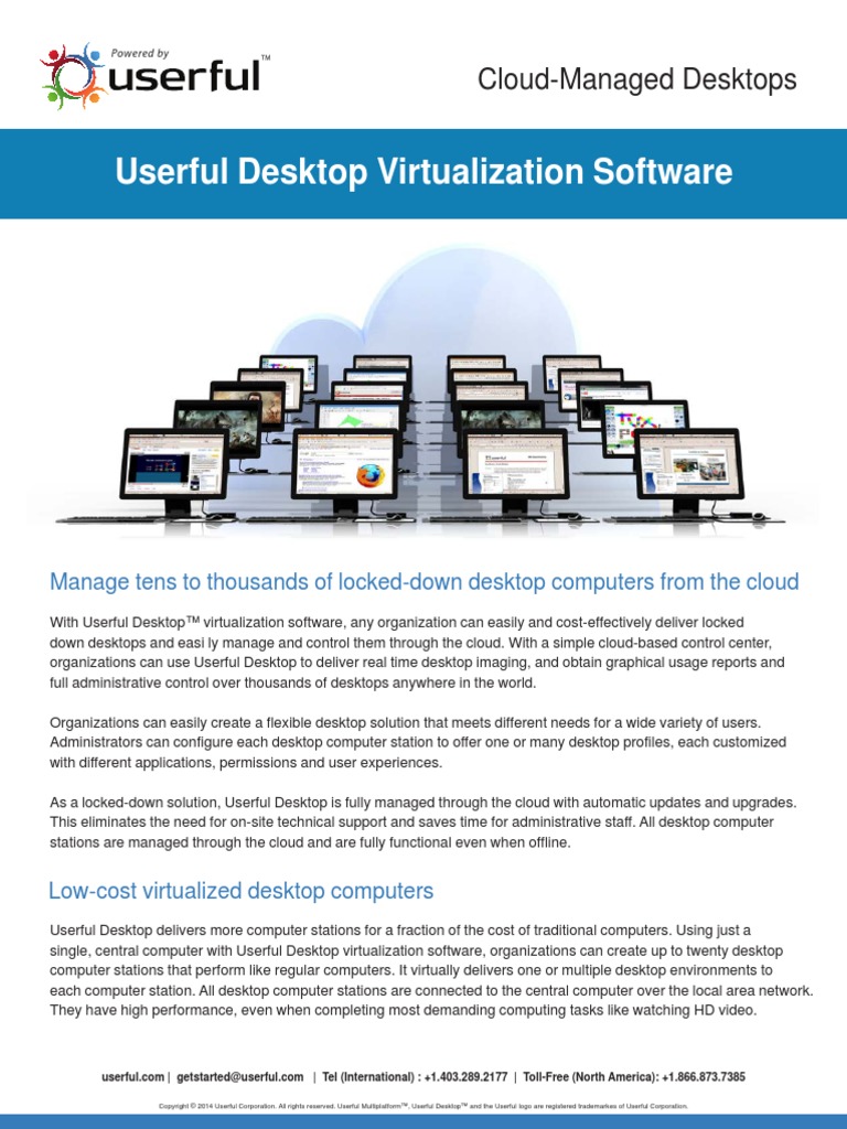 Userful Vdi For Library | PDF | Desktop Virtualization | Cloud Computing