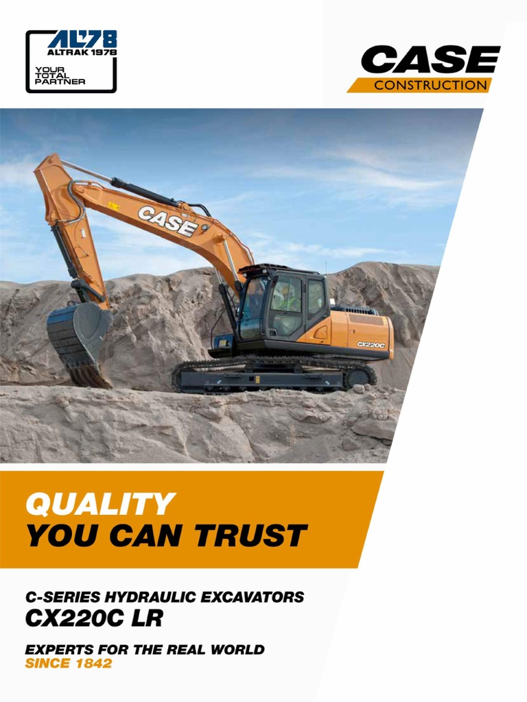 Case CX220C Specifications and Support | PDF | Horsepower ...