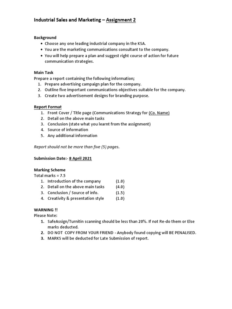 ISM Assignment 2-422 | PDF