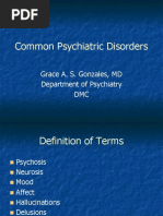 Mnemonics for Psychiatric Diagnosis | PDF | Memory | Anxiety
