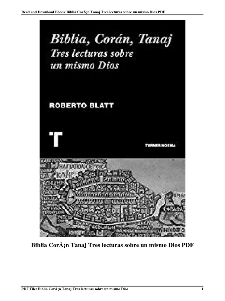 Biblia, Coran, Tanaj | PDF