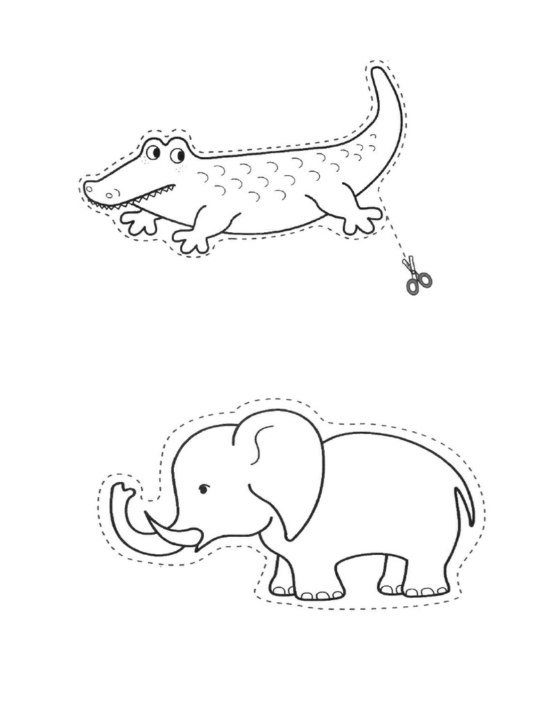 Animales para Recortar | PDF