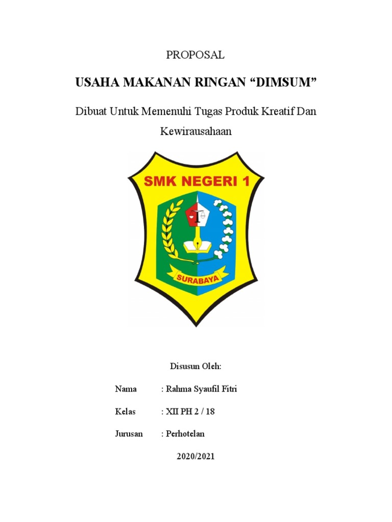 Proposal Dimsum | PDF