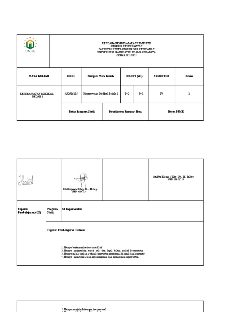 Rps KMB 2 2020-2021 Genap | PDF