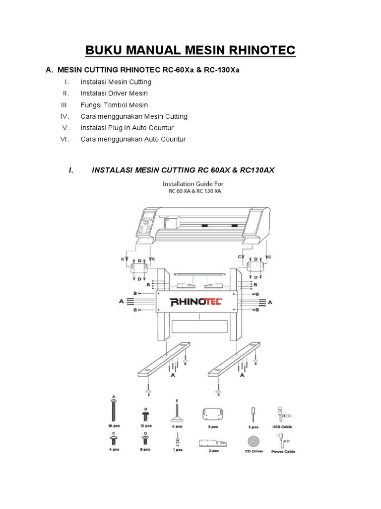 Manual Guide Rhinotec Rc60xa&rc130xa | PDF