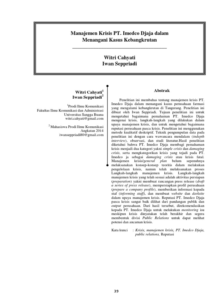 Media Komunika Vol. 4 No 2 - 3 | PDF