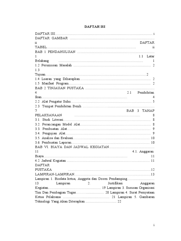 Proposal PKM PI 1 | PDF