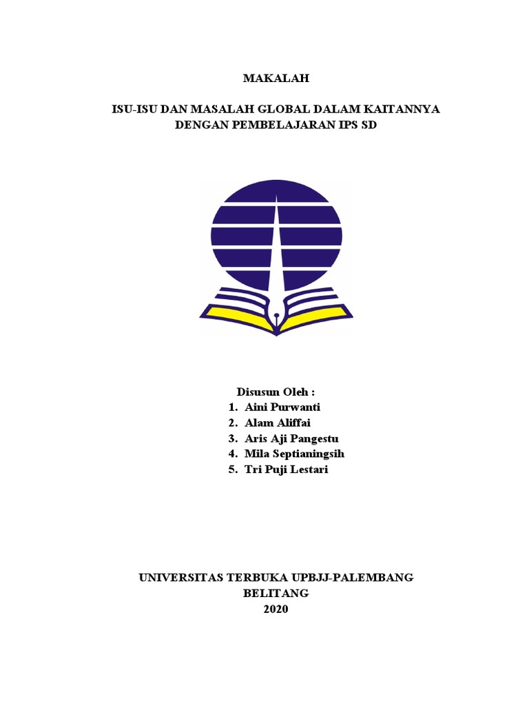 Makalah Isu Isu Dan Masalah Global Dalam Kaitannya Dengan Pembelajaran Ips Sd Pdf 