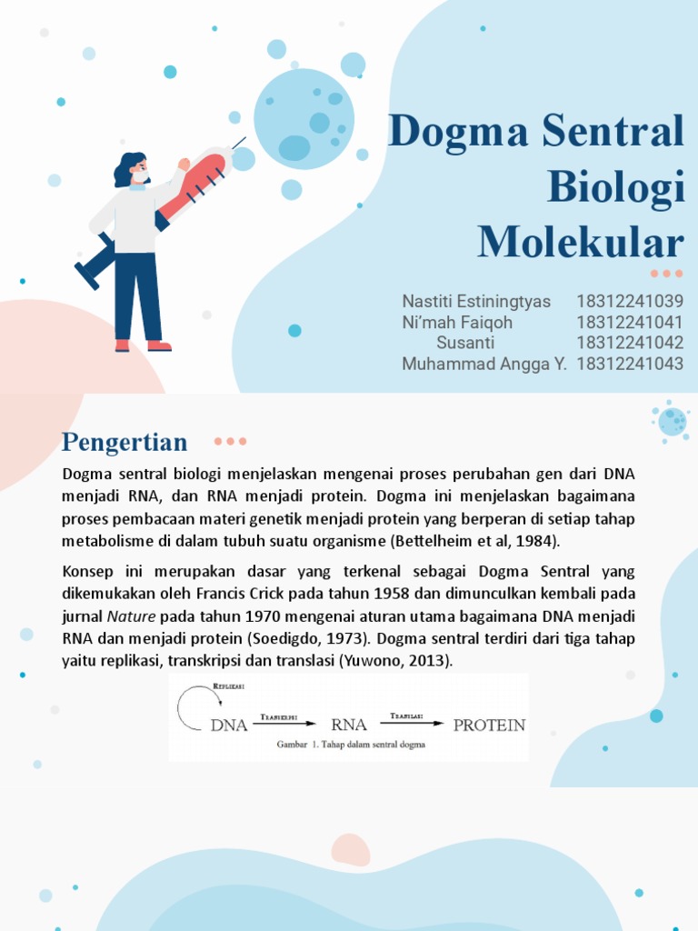Dogma Sentral Biologi Molekular | PDF