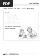 Hanen Program | PDF | Imitation | Conversation