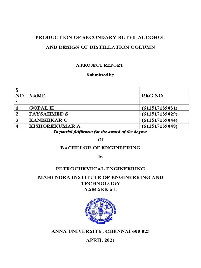 A Project Report Submitted By: in Partial Fulfilment For The Award of ...
