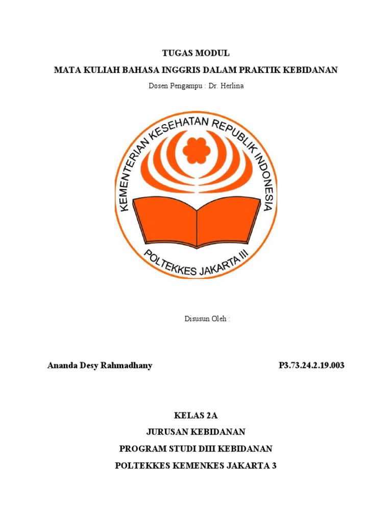 Tugas Modul B Inggris DESY | PDF | Midwifery | Midwife