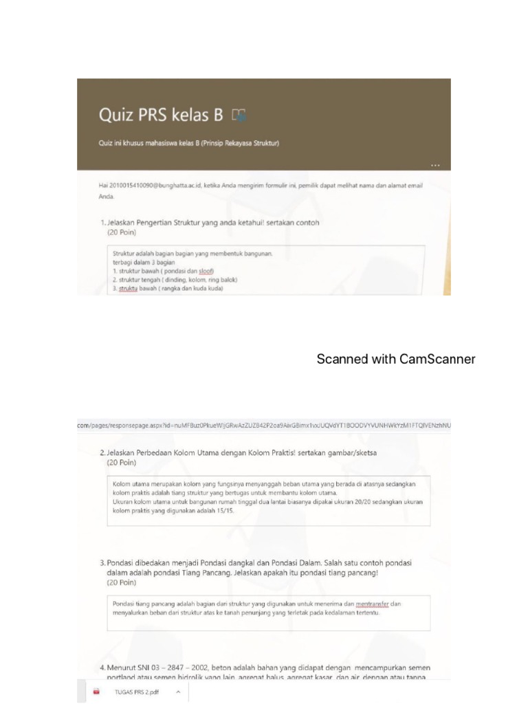 Quiz Prs | PDF