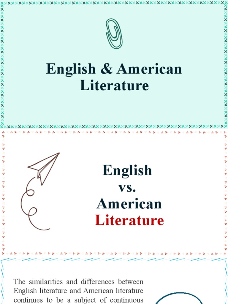 English and American Lit Introduction | PDF | English Language ...