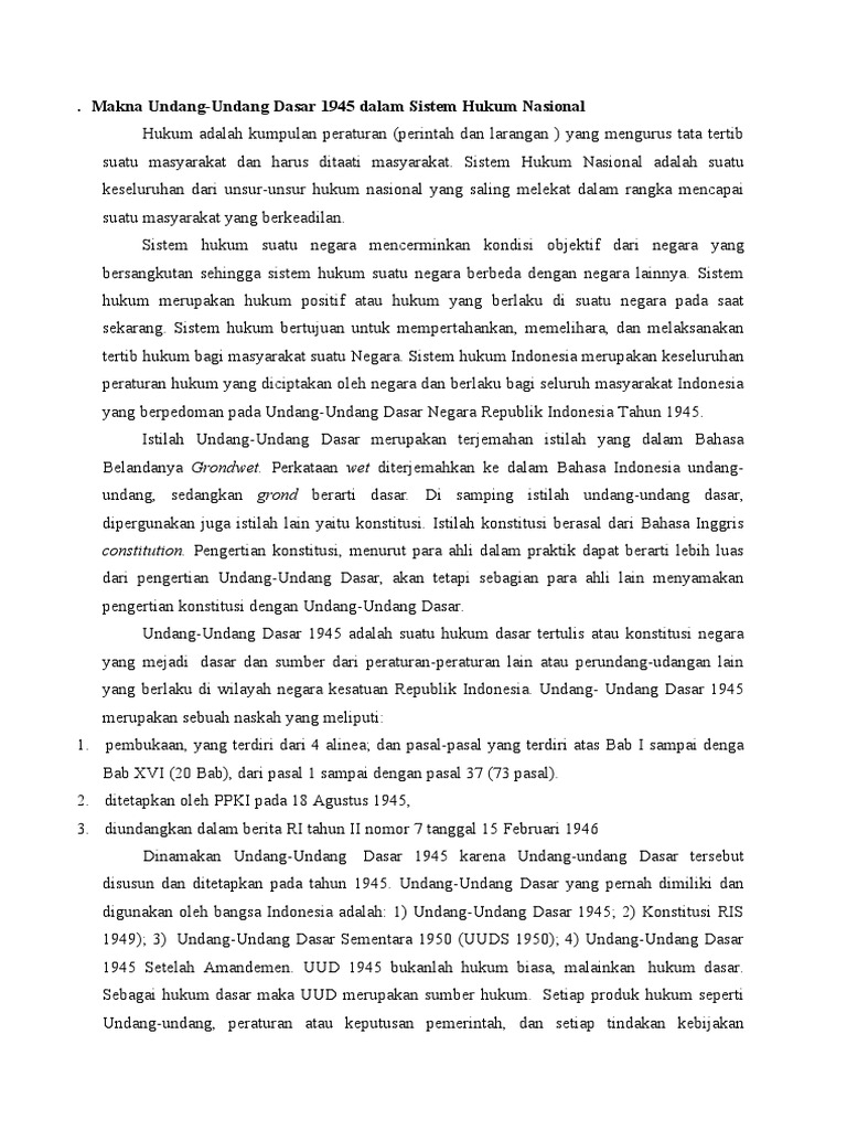 Makna Undang | PDF