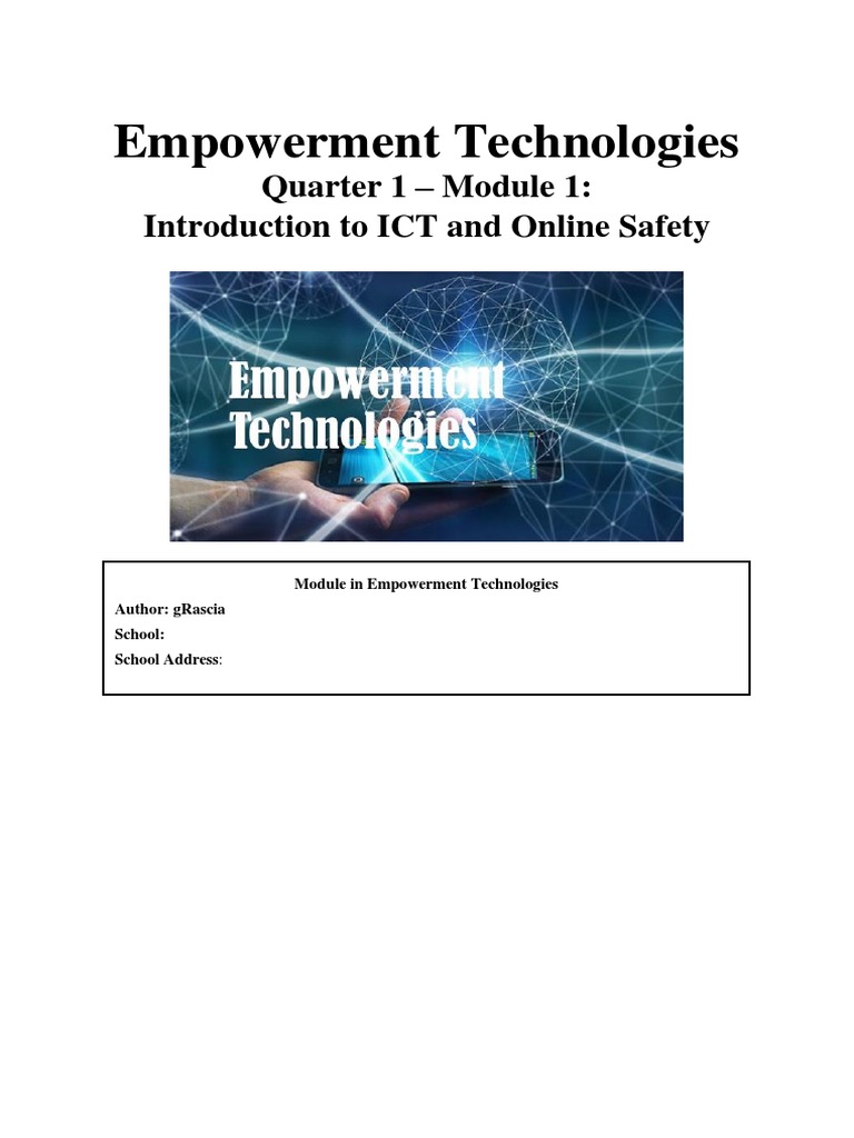 EmTech Module - Q1 by Grascia - 1 | PDF | Semantic Web | World Wide Web