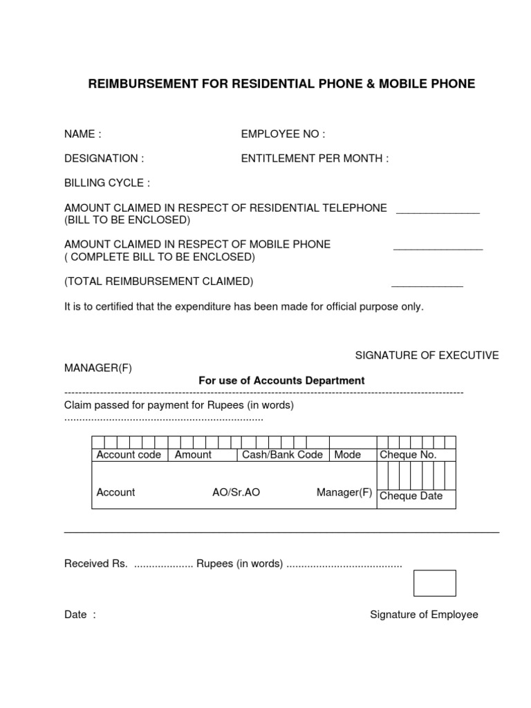 Claim Form Telephone | PDF