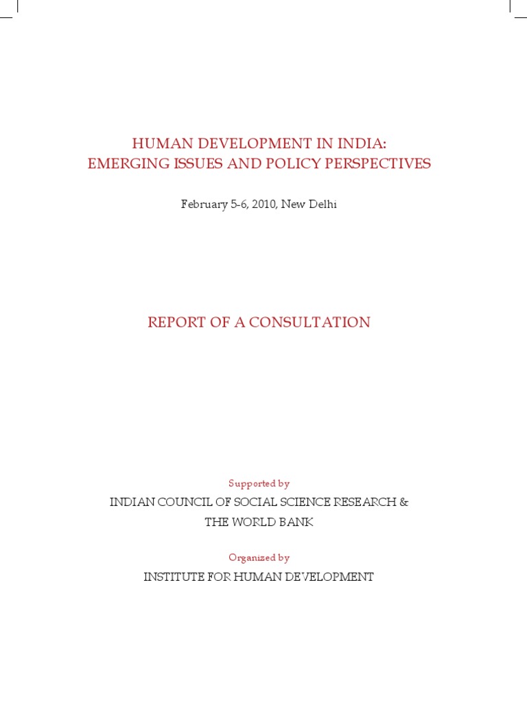 India's Human Development Challenges | PDF | Economic Growth | Social ...