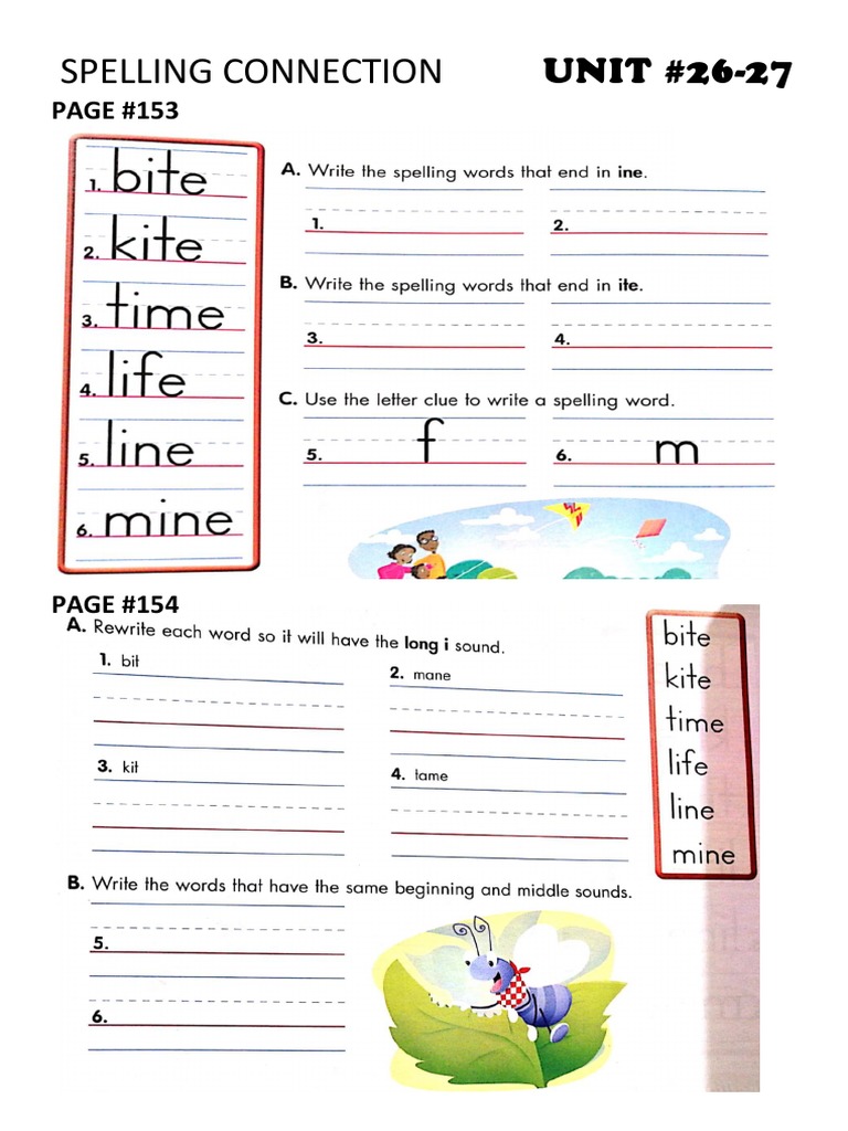Spelling Connection Unit#26-27 | PDF | Business | Home & Garden