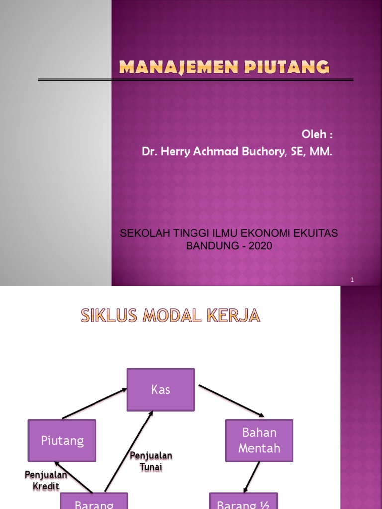 Manajemen Piutang dan Faktor Pengaruhnya | PDF